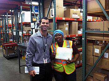 ServiceMaster TBS Recognizes Service Partner for "MasterMoment"