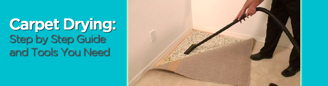 Carpet Drying: Step by Step Guide and Tools You Need